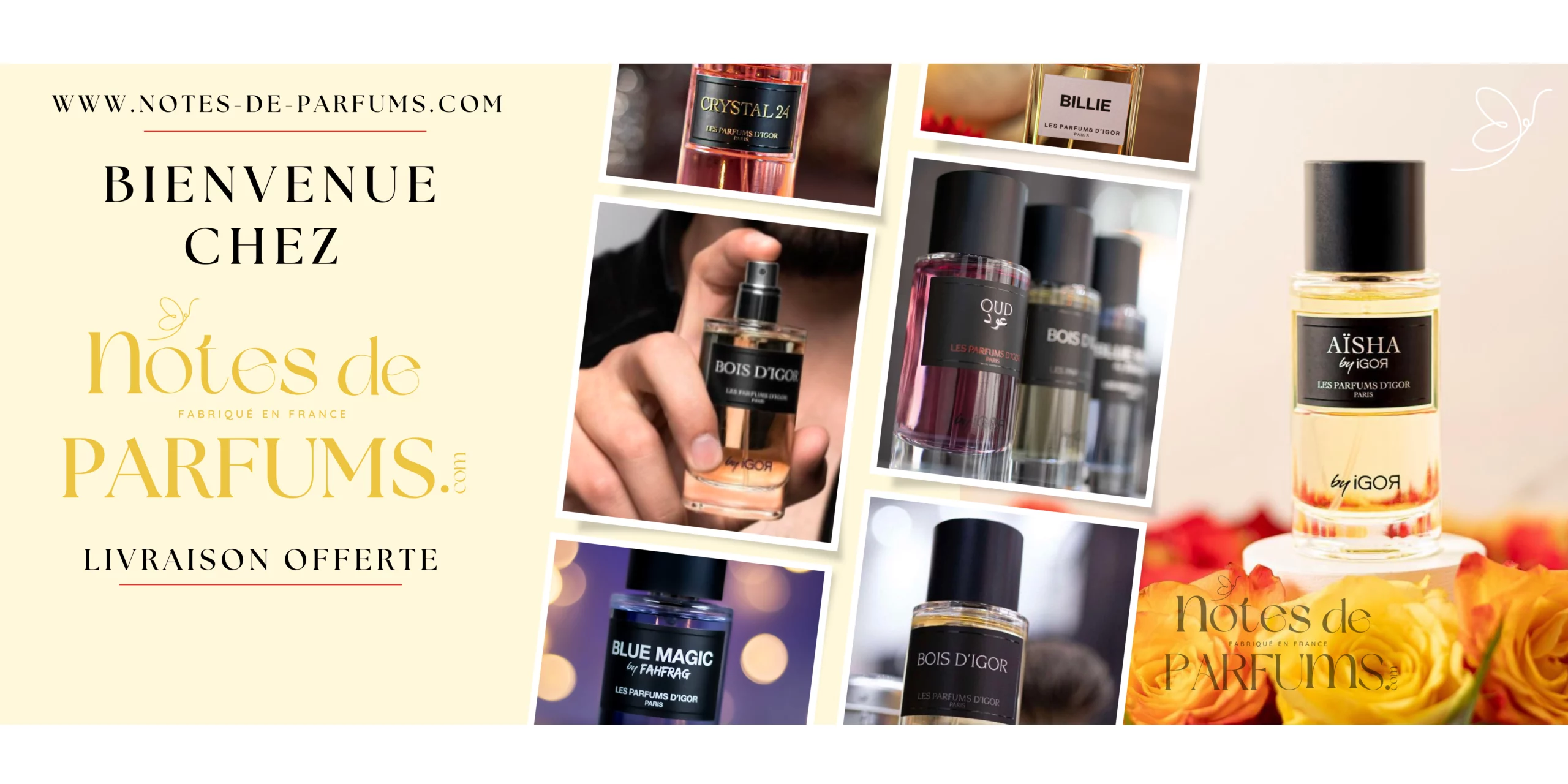 Accueil - Notes de parfums - Parfums de qualité made in France